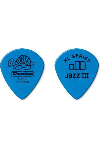 Jim Dunlop Tortex Jazz Iıı Xl 1.0 mm - 1 Adet Pena Jim Dunlop Tortex Jazz Iıı Xl 1.0 mm - 1 Adet Pena