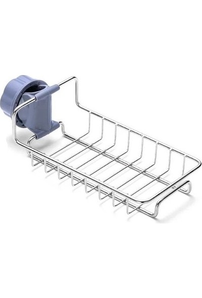 Bottom Stroke Mutfak Banyo Organizer Sabunluk Demir Raf Tek Kat Kanca Tasarımlı