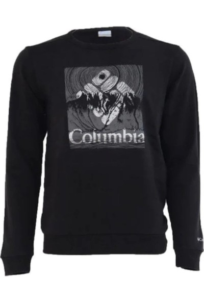 Colombia CS0183 Basın Butte Crew Sweatshirt Siyah Colombia CS0183 Basın Butte Crew Sweatshirt Siyah