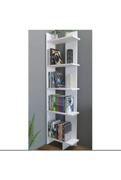 Zerka Concept Tamamı Mdf Candy 4 Raflı Modern Tasarım Kitaplık Zerka Concept Tamamı Mdf Candy 4 Raflı Modern Tasarım Kitaplık