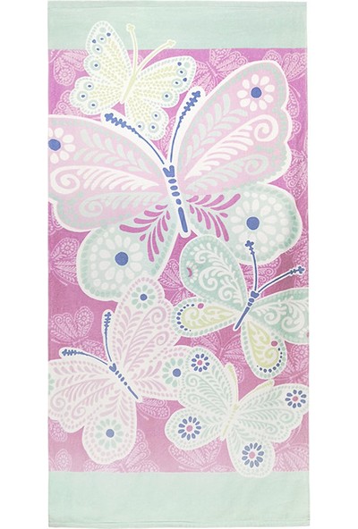 Wonderland Erkek ve Kız Çocuk Pamuklu Plaj Havlusu (Yurt Dışından)