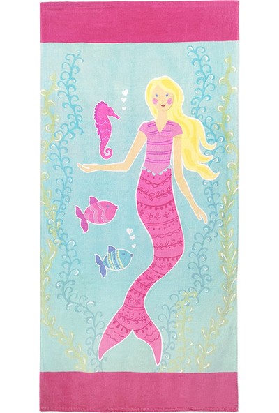 Wonderland Erkek ve Kız Çocuk Pamuklu Plaj Havlusu (Yurt Dışından)