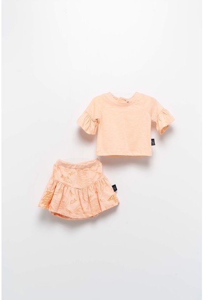 Moi Noi Kız Çocuk Etekli Ikili Takım