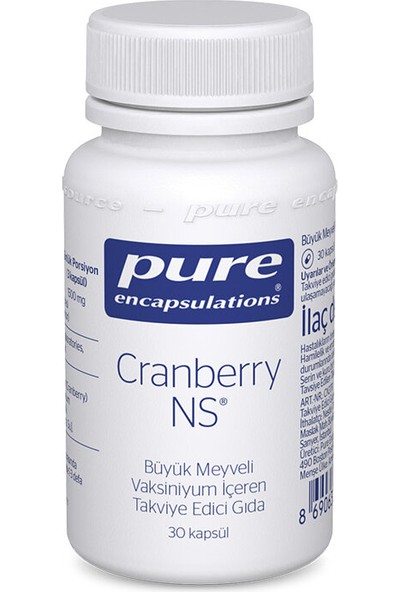 Pure Encapsulations Cranberry Ns 30 Kapsül Pure Encapsulations Cranberry Ns 30 Kapsül