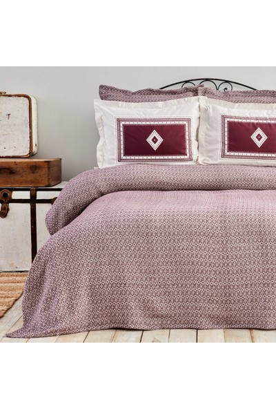 Sarah Anderson Salerno Yatak Örtüsü Takımı ve Çarşaf Seti Mürdüm Sarah Anderson Salerno Yatak Örtüsü Takımı ve Çarşaf Seti Mürdüm
