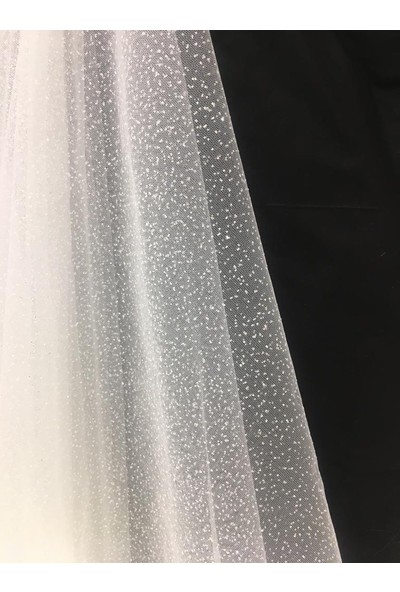 Bride In Love Simli,sade Tül,3 Metre Uzun Duvak