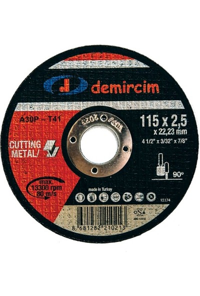 Demircim 115 x 2.5 Metal Kesici