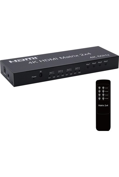 Goodgoods UHD 4K 60hz Hdmı 2x4 Hdmı 2.0 Anahtar Bölücü (Yurt Dışından) Goodgoods UHD 4K 60hz Hdmı 2x4 Hdmı 2.0 Anahtar Bölücü (Yurt Dışından)