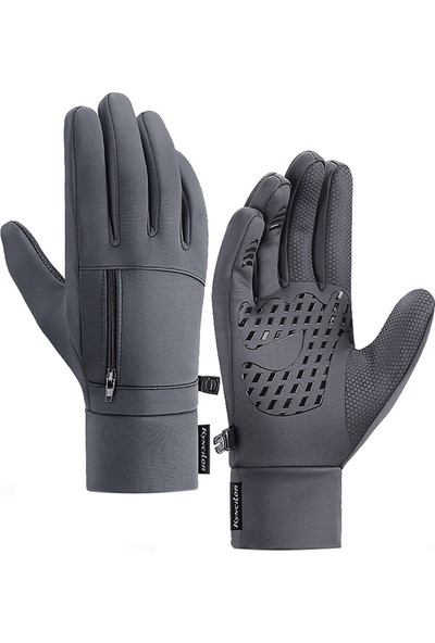 Beauty Life Erkekler Kış Su Geçirmez Eldivenler Dokunmatik Cep (Yurt Dışından)