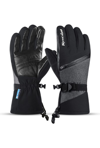 Kyncilor Kış Kayak Eldivenleri Su Geçirmez Rüzgar Geçirmez Eldivenler (Yurt Dışından)