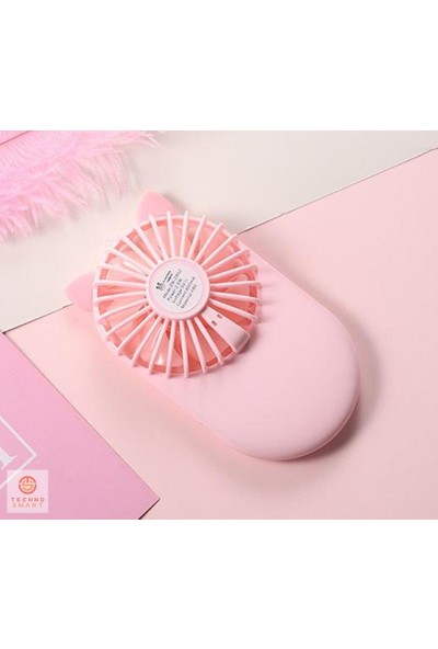 Technosmart Mini El Fanı USB Şarjlı Taşınabilir 3 Kademeli Masa Üstü Technosmart Mini El Fanı USB Şarjlı Taşınabilir 3 Kademeli Masa Üstü