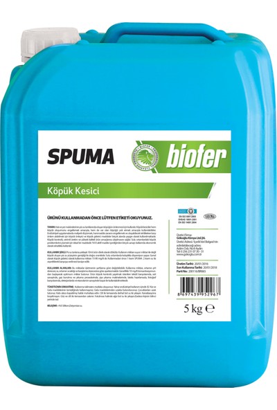 Biofer Spumo Köpük Kesici 5 kg