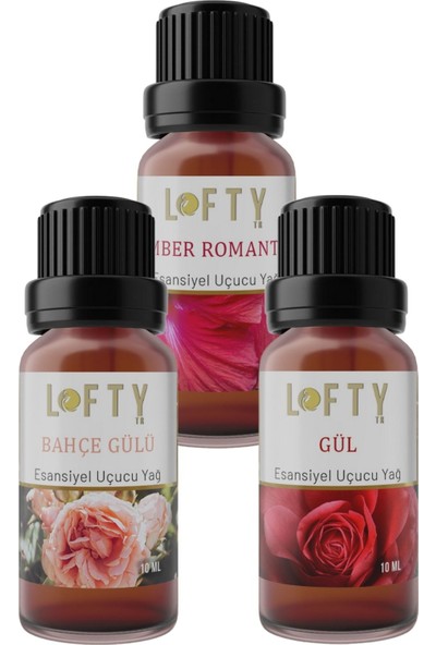 Lofty Gül, Bahçe Gülü, Amber Doğal Uçucu Yağ Saf Buhurdanlık Esansı Oda Kokusu Esans Buhur Yağı 10ML Lofty Gül, Bahçe Gülü, Amber Doğal Uçucu Yağ Saf Buhurdanlık Esansı Oda Kokusu Esans Buhur Yağı 10ML