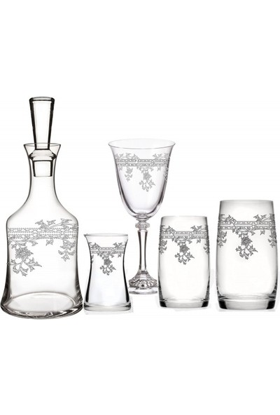Leonarte Casa Bohemia Florale 61 Parça Sofra Takımı Bardak Su Çeyiz Seti