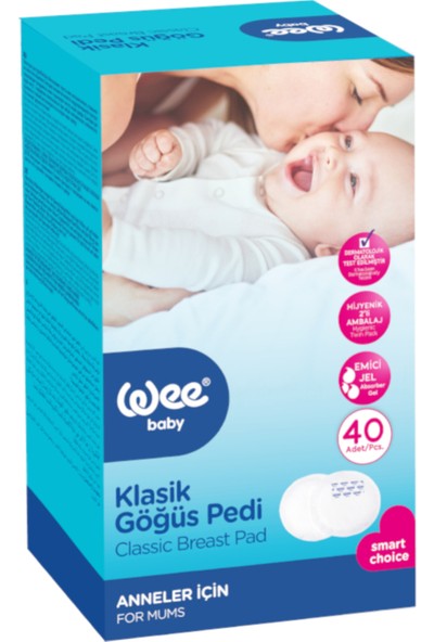 Wee Baby Klasik Göğüs Pedi 40’lı