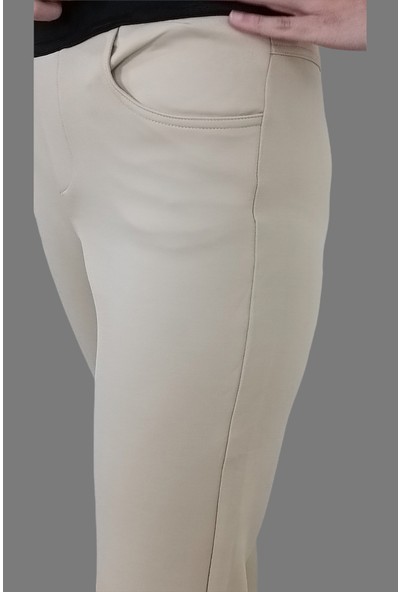 Yagmur Beren Yagmurberen Bel Lastikli Tayt Pantolon