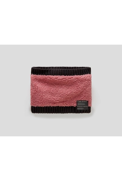 Benetton Sloganyazı Aplikeli Peluş Boyunluk