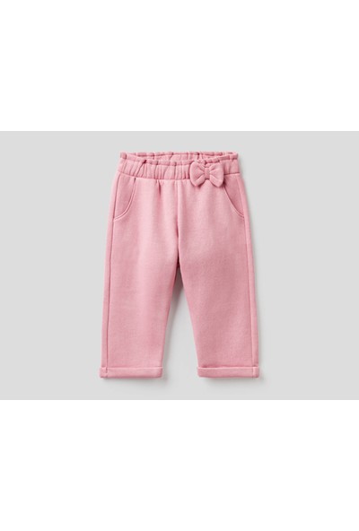 Benetton Beli Büzgülü Fiyonklu Eşofman Altı Benetton Beli Büzgülü Fiyonklu Eşofman Altı