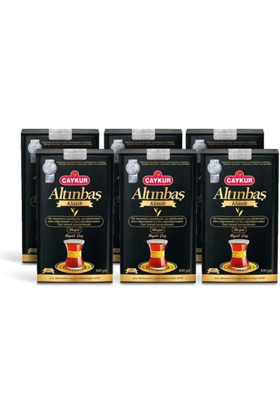 Çaykur Altınbaş Çay 500 gr - 6 Adet