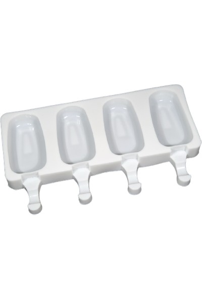 Pastry Planet 4 Lü Büyük Magnum Silikon Dondurma Kalıbı