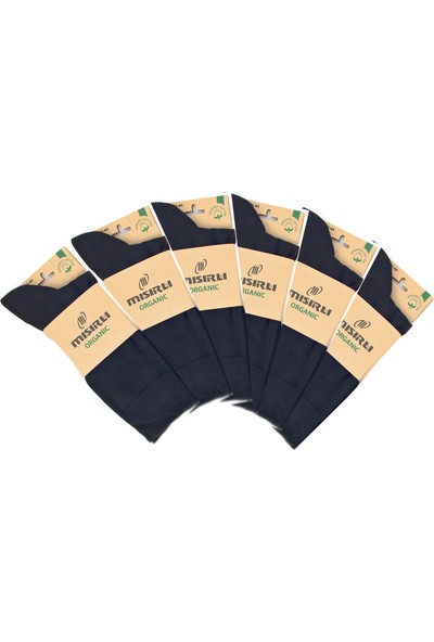 Mısırlı 6'lı Organik Pamuklu Erkek Siyah Çorap Mısırlı 6'lı Organik Pamuklu Erkek Siyah Çorap