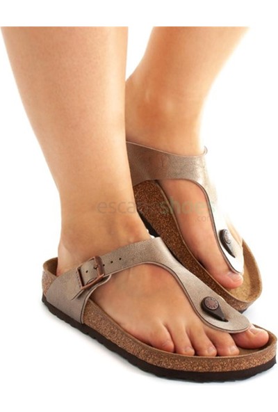 Birkenstock Gizeh Bf Platin Parmak Arası Kadın Terlik 1016144 V2 Birkenstock Gizeh Bf Platin Parmak Arası Kadın Terlik 1016144 V2