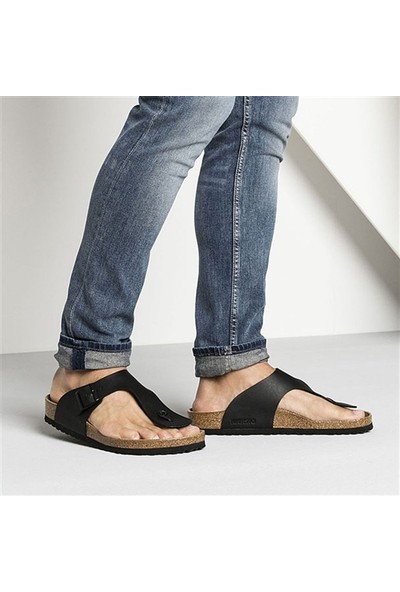 Birkenstock Ramses Bf Siyah Parmak Arası Erkek Terlik 044791 V6 Birkenstock Ramses Bf Siyah Parmak Arası Erkek Terlik 044791 V6