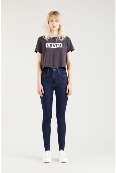 Levi's Kadın Mile High Super Skinny Lacivert Yüksek Bel Jean