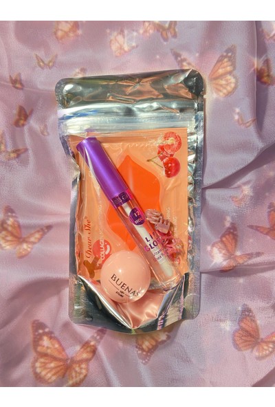 Buenas Lip Gloss & Lip Balm Set Dudak Parlatıcı & Dudak Nemlendirici Bakım Set Buenas Lip Gloss & Lip Balm Set Dudak Parlatıcı & Dudak Nemlendirici Bakım Set