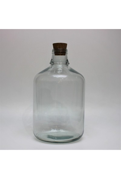 Yeni11 4.5l Mantar Damacana Cam Şişe