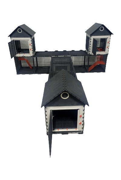 Leganest Kedi Evi Küçük Köpek Evi Tavşan Yuva Hamters Oyun Plartformu Kafes