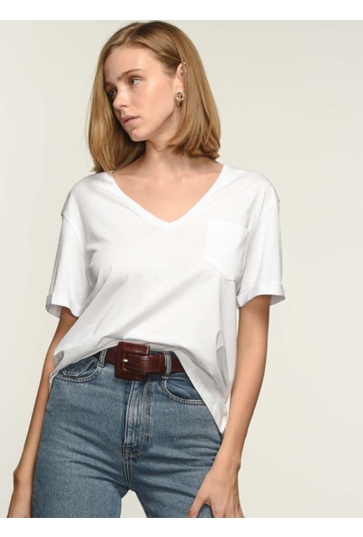 Ngstyle T-Shirt, L, Beyaz