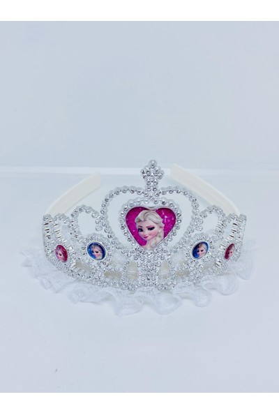 Hediyedebiz Frozen Beyaz Prenses Tacı Hediyedebiz Frozen Beyaz Prenses Tacı