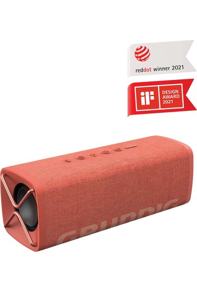 Grundig Club IPX7 Su geçirmez Bluetooth Hoparlör Mercan Grundig Club IPX7 Su geçirmez Bluetooth Hoparlör Mercan
