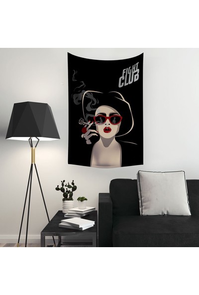 Vagonik Fight Club Marla Singer Duvar Örtüsü Halısı (70 x 100 Cm) Vagonik Fight Club Marla Singer Duvar Örtüsü Halısı (70 x 100 Cm)