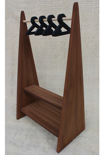 Tasarım Eshas Tasarımeshas Ahşap Oyuncak Kıyafet Askısı