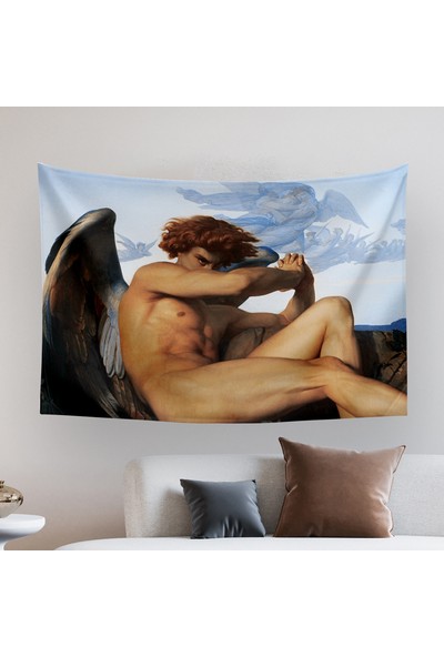 Vagonik Alexandre Cabanel - Fallen Angel Duvar Örtüsü Halısı (70 x 100 Cm) Vagonik Alexandre Cabanel - Fallen Angel Duvar Örtüsü Halısı (70 x 100 Cm)