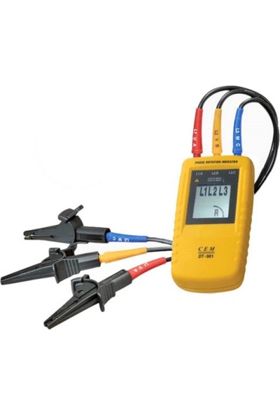 Cem DT-901 Faz Sırası Ölçüm Cihazı