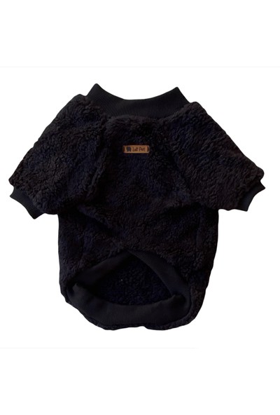 Luli Pet Peluş Siyah Kedi Köpek Sweatshirt Luli Pet Peluş Siyah Kedi Köpek Sweatshirt