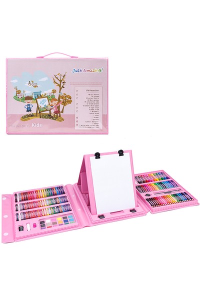 Xhome Çocuk Boyama Araçları Suluboya Kalem Seti Renkli Kalem Fırça Seti Öğrenci Sanat Şövale Araçları Boyama Seti (Yurt Dışından) Xhome Çocuk Boyama Araçları Suluboya Kalem Seti Renkli Kalem Fırça Seti Öğrenci Sanat Şövale Araçları Boyama Seti (Yurt Dışından)