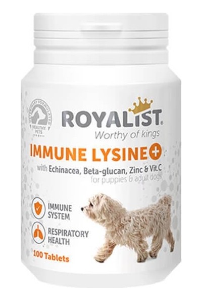 Royalist Immune Lysine Köpekler Için Bağışıklık Sistemi Güçlendirici Tablet 100 Adet Royalist Immune Lysine Köpekler Için Bağışıklık Sistemi Güçlendirici Tablet 100 Adet