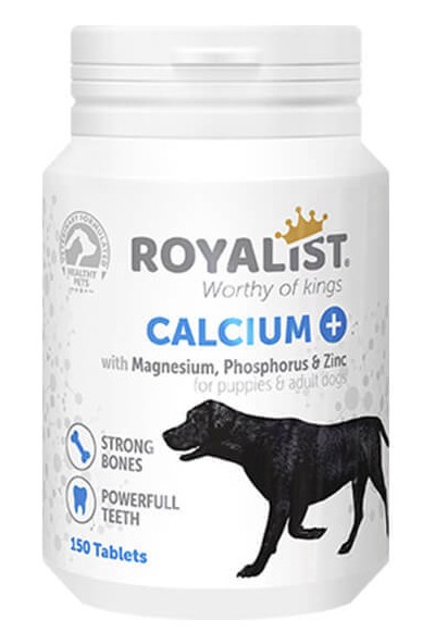 Royalist Calcium Köpekler Için Kemik ve Diş Günçlendirici Tablet 150 Adet Royalist Calcium Köpekler Için Kemik ve Diş Günçlendirici Tablet 150 Adet