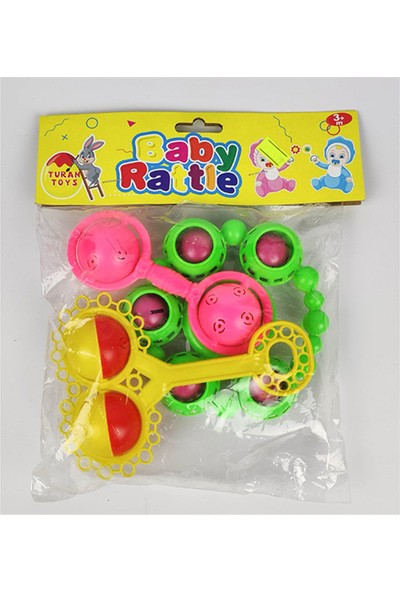 Turan Toys 3'lü Çıngırak Seti