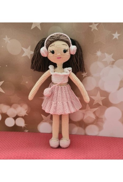 Toys City Pembe Albeni Bebek Organik Örgü Oyuncak Toys City Pembe Albeni Bebek Organik Örgü Oyuncak