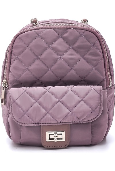 Derimod Kadın Kare Desenli Sırt Çantası