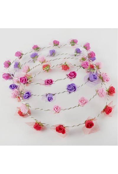 By Ayanoglu Çember Çiçekli Kına Tacı 12 Adet By Ayanoglu Çember Çiçekli Kına Tacı 12 Adet