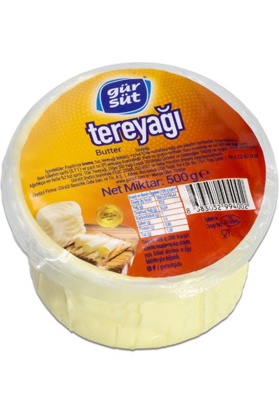 Gürsüt Yayık Tereyağ  500 gr Gürsüt Yayık Tereyağ  500 gr
