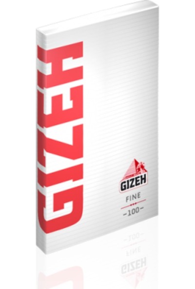 Gizeh Kısa Sigara Kağıdı Kırmızı Fine Mıknatıslı Kapak 5 Paket