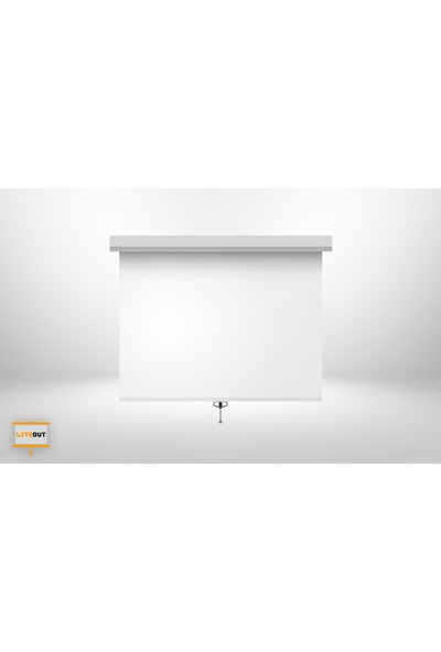 LiteOut LO240S 240x200cm Storlu Projeksiyon Perdesi LiteOut LO240S 240x200cm Storlu Projeksiyon Perdesi