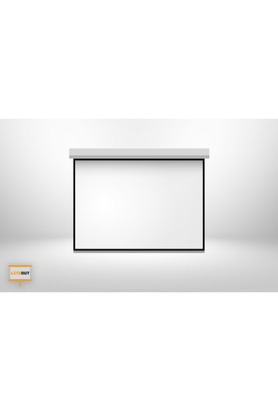 LiteOut 300x225 cm Motorlu Kumandalı Projeksiyon Perdesi LiteOut 300x225 cm Motorlu Kumandalı Projeksiyon Perdesi
